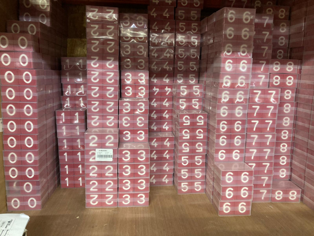 Number-Sets for Collars – EFS